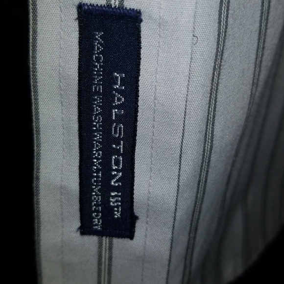 Halston III | Shirts | Halston Iii Mens Striped Dress Shirt 733 | Poshmark